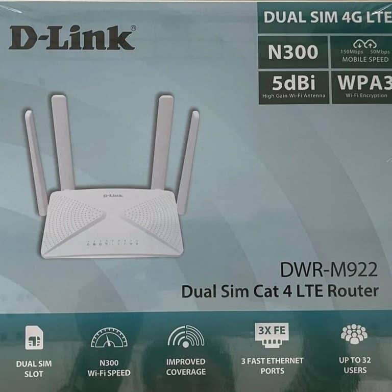 D-Link DWR-M922 Wireless N300 Dual SIM 4G LTE Router - تکنو لینک 148